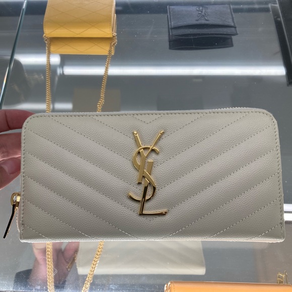 Yves Saint Laurent | Bags | Ysl Zipped Around Long Wallet | Poshmark